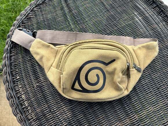 Tian Xi Xing | Bags | Naruto Hidden Leaf Village Symbol Canvas Fanny ...